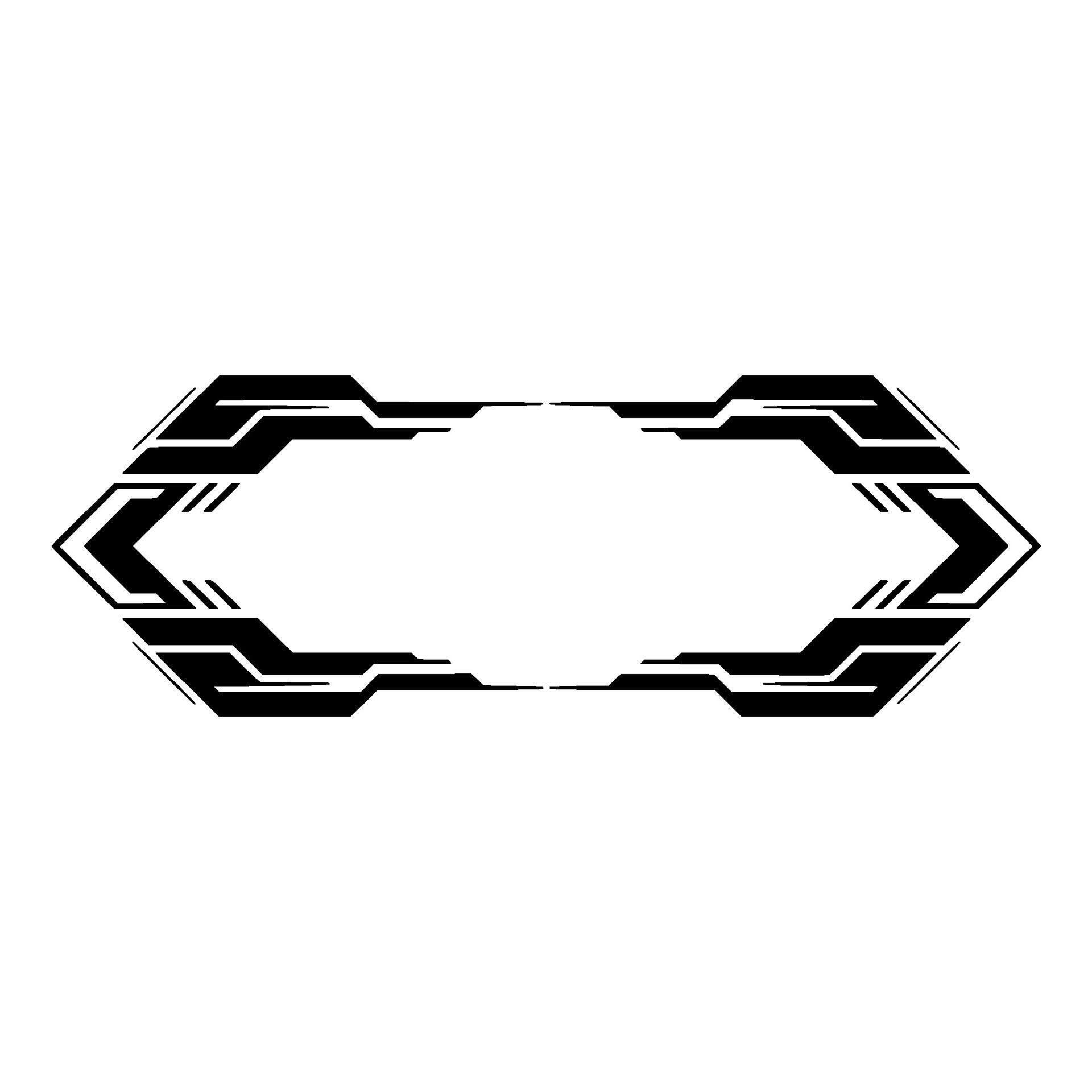 Techy Hexagon Frame on White Background 66567562 Vector Art at Vecteezy