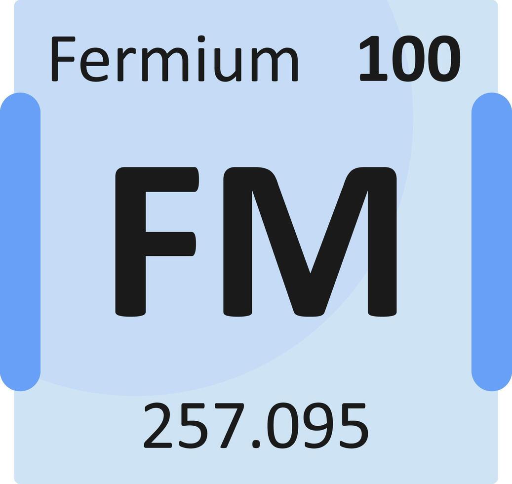 Fermium Periodic Table Icon 66669515 Vector Art at Vecteezy