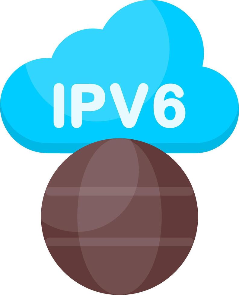 IPv6 Ready Flat Icon 66670042 Vector Art at Vecteezy