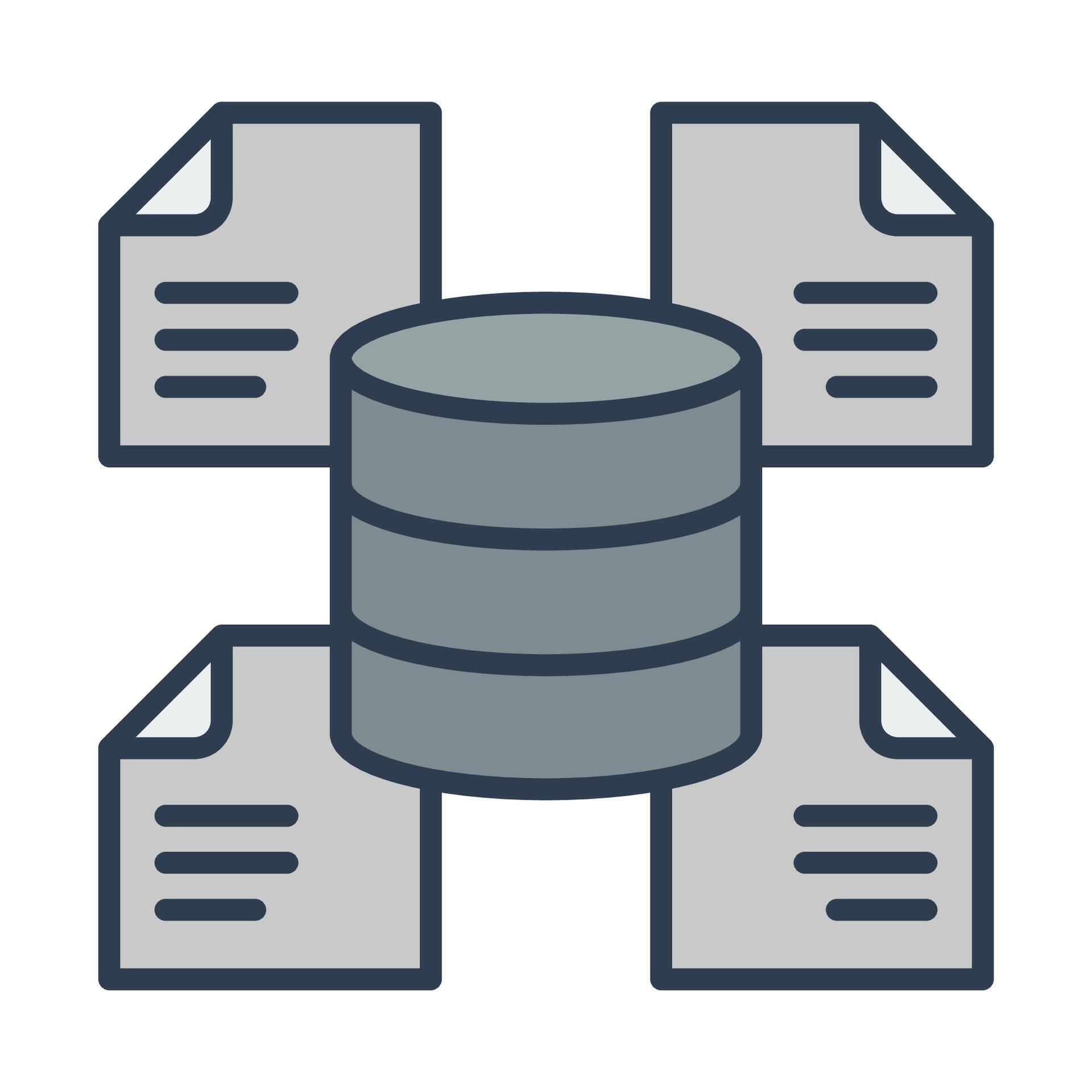 Data repository conceptual flat icon 66692702 Vector Art at Vecteezy