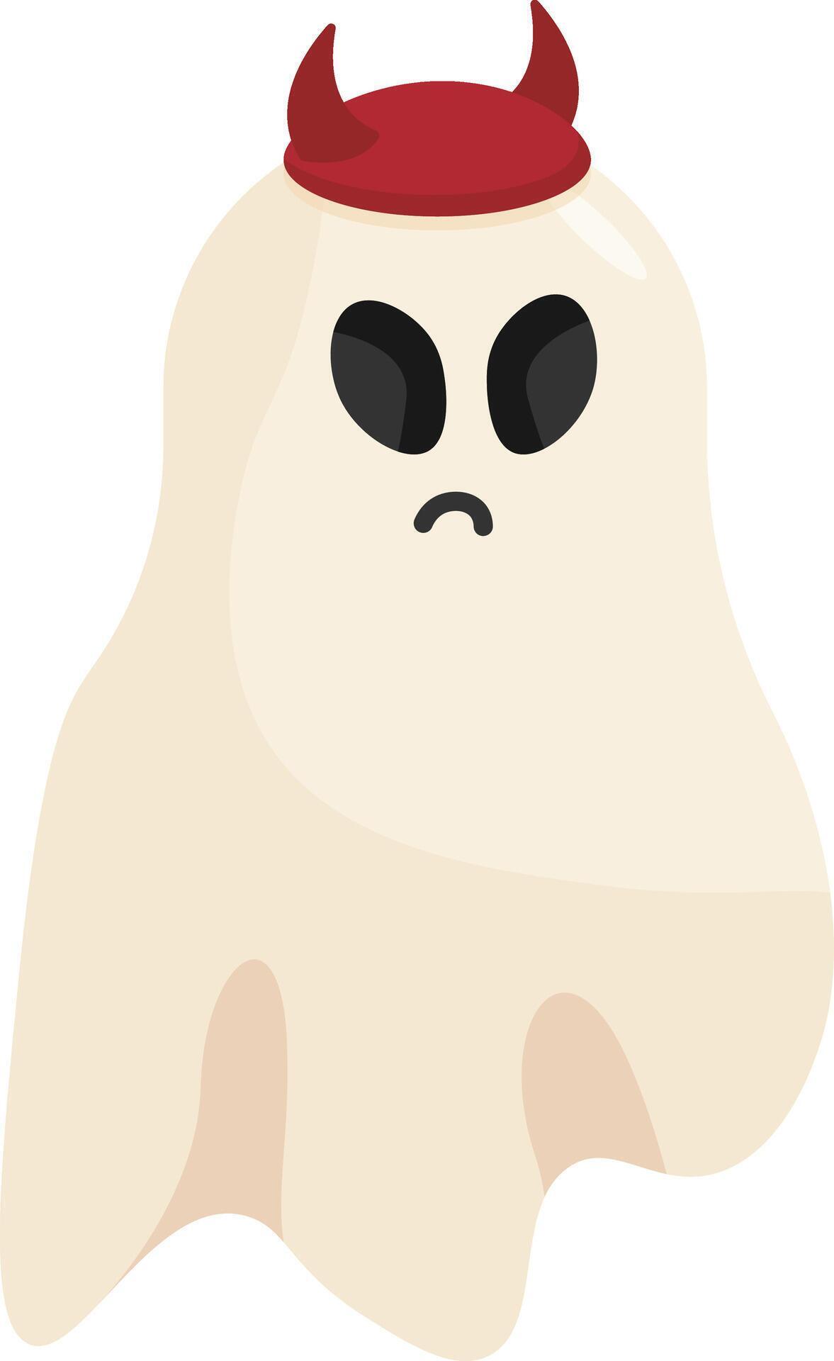 Sad Devil Ghost 66694240 Vector Art at Vecteezy