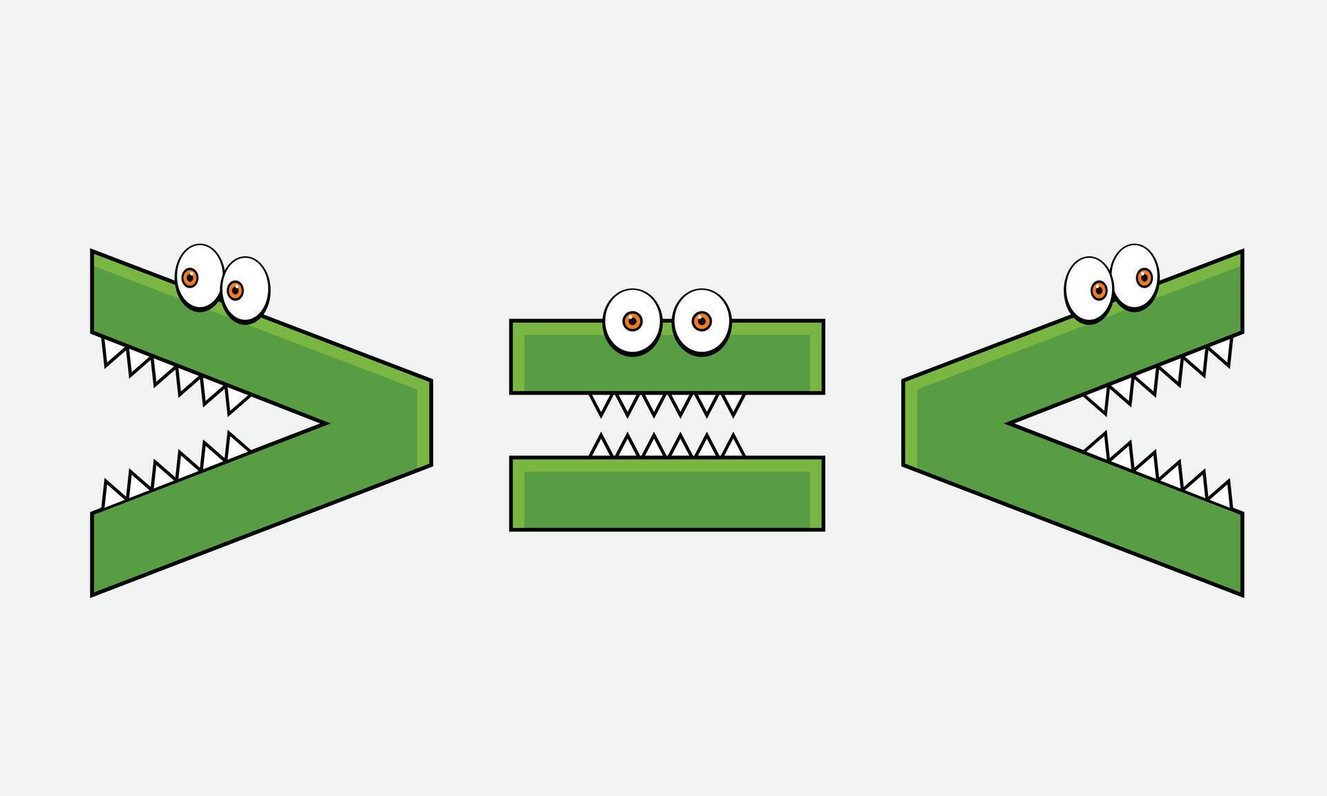 Less than greater than and equal symbol in mathematics. inequality ...