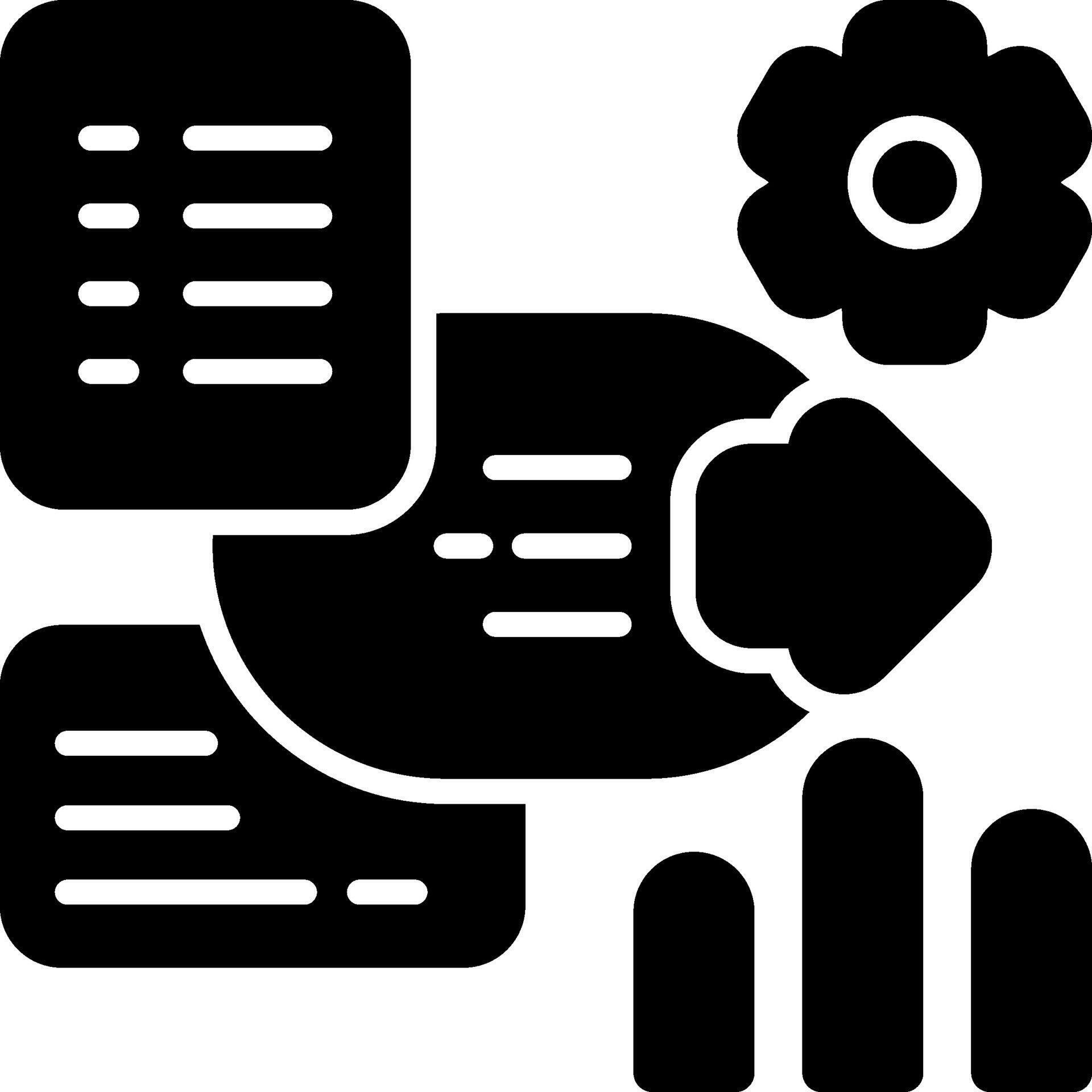 Data Pipelines Solid Black Icon 66721129 Vector Art at Vecteezy