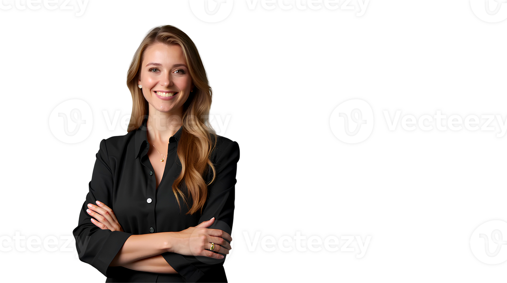 Business woman portrait isolated on white transparent background ...