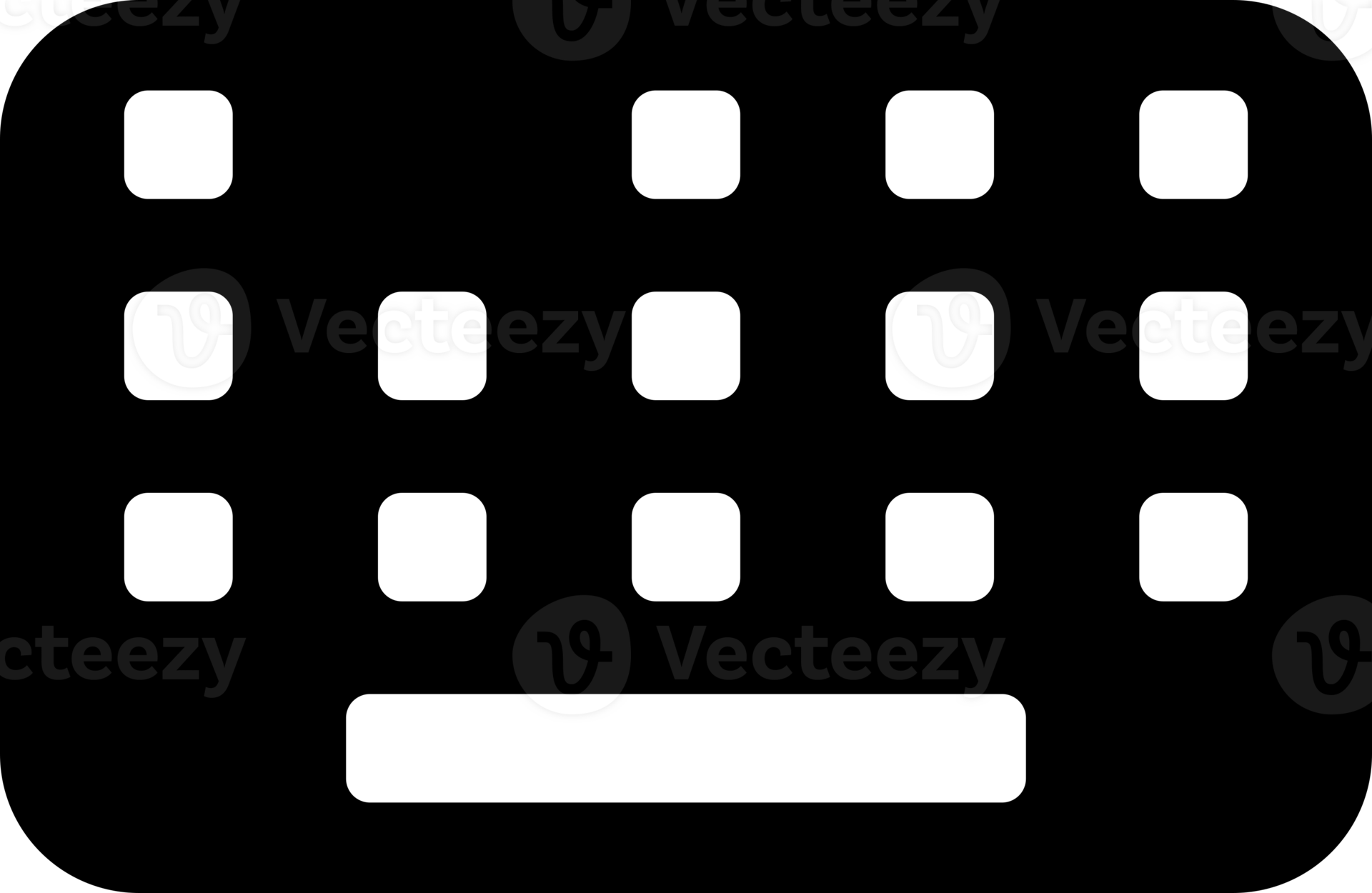 Black keyboard computer icon 66879769 PNG