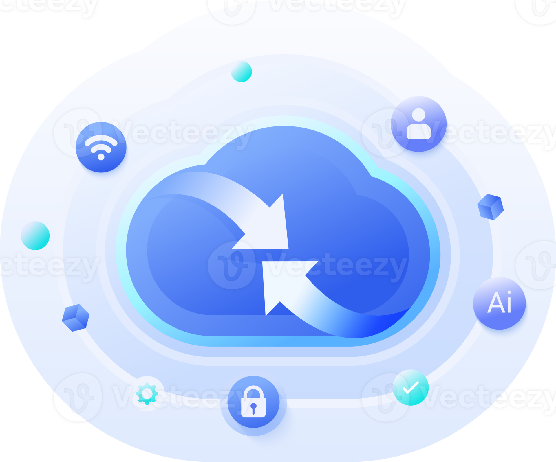Cloud Computing Network Connection Platform data synchronize cloud-based applications ...