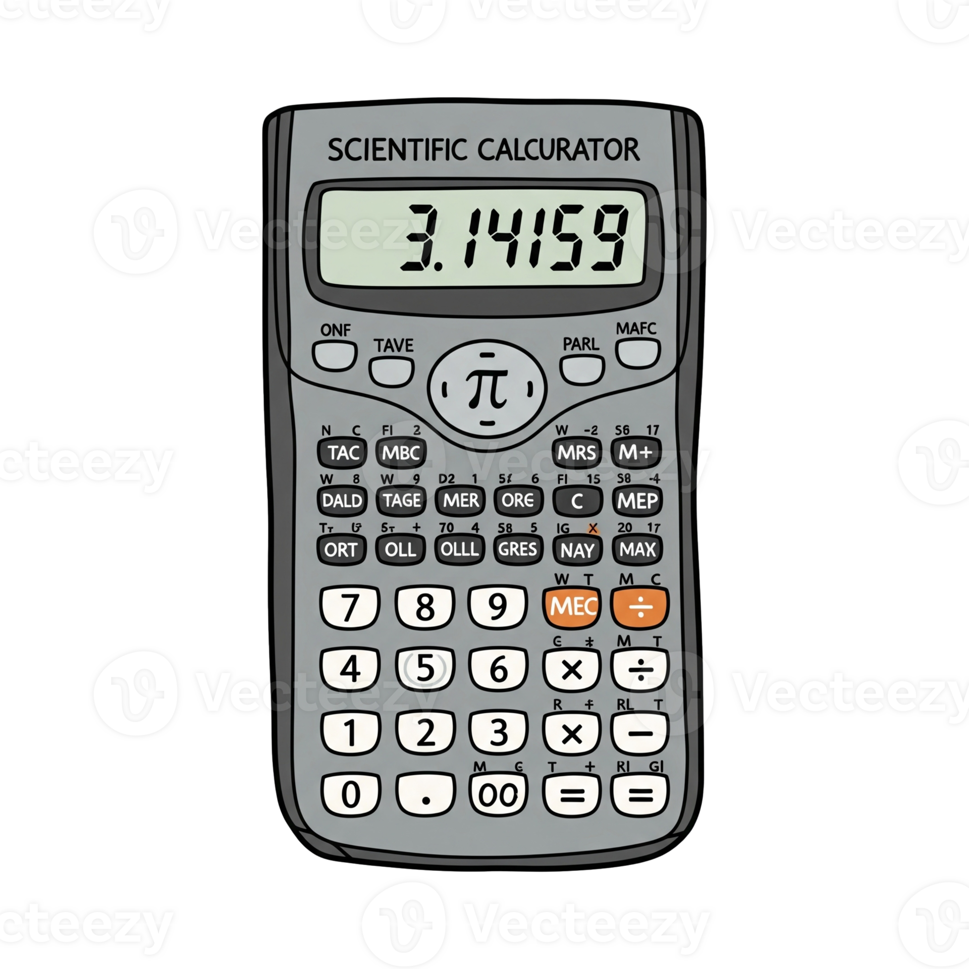 Scientific Calculator Displaying Pi 67050702 Png