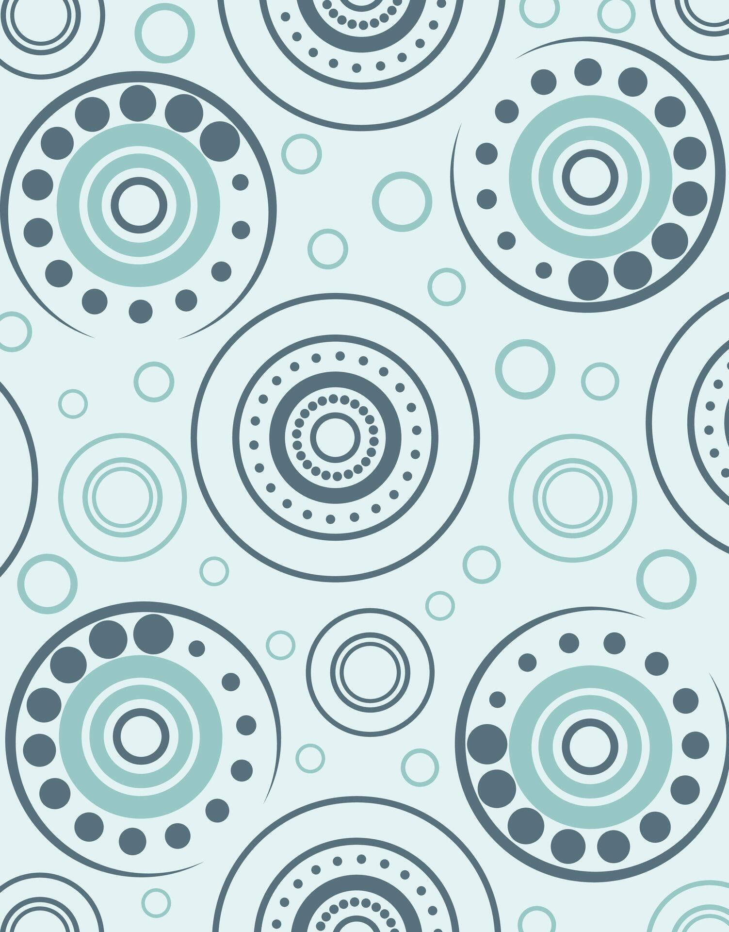 Retro Circular Pattern in Soft Blue 67125508 Vector Art at Vecteezy