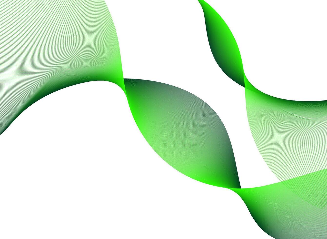 Abstract Green Gradient Background with Soft Wavy Lines 67128439 Vector ...