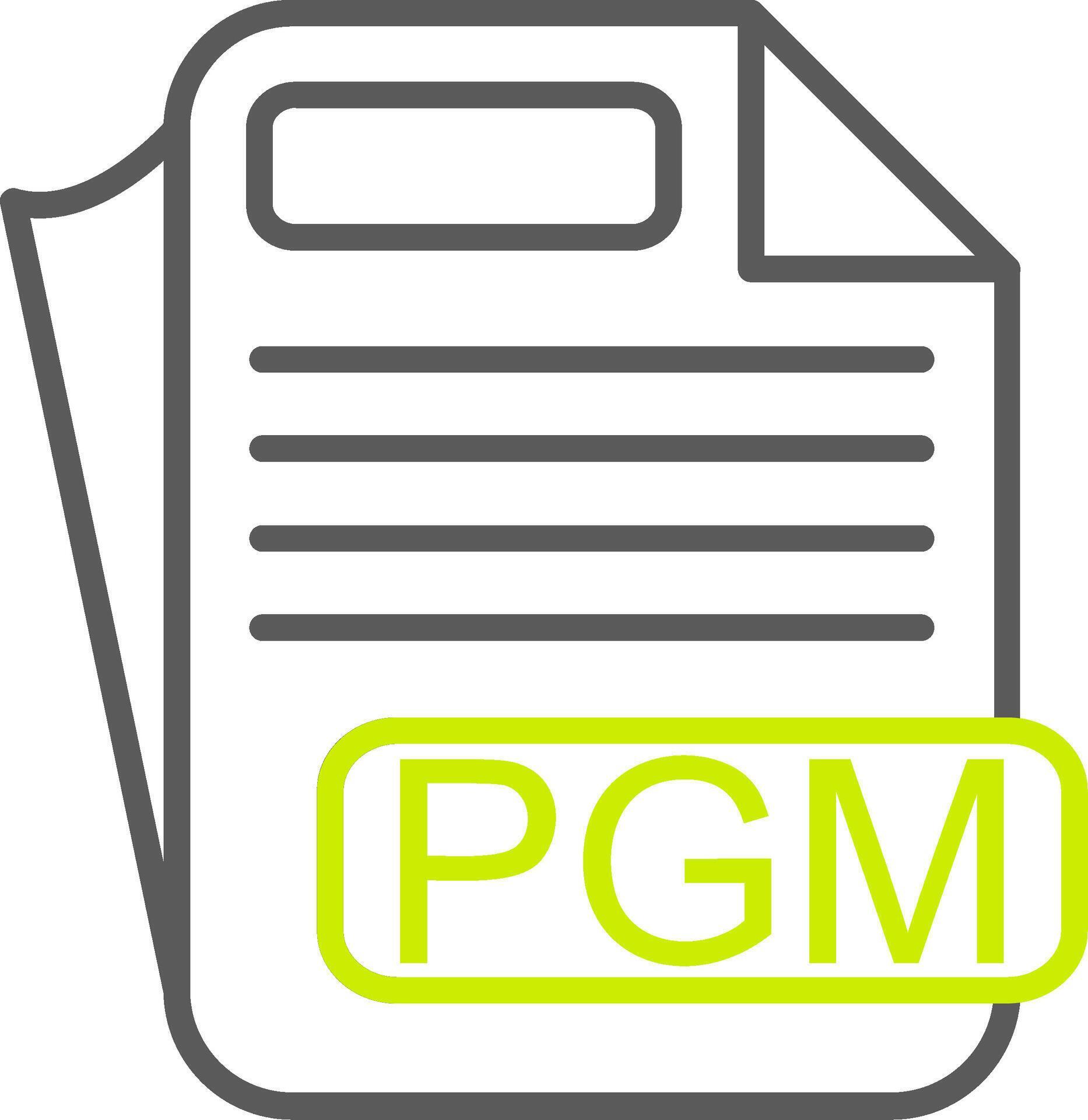 PGM Streamlined Tech Badge 67135634 Vector Art at Vecteezy