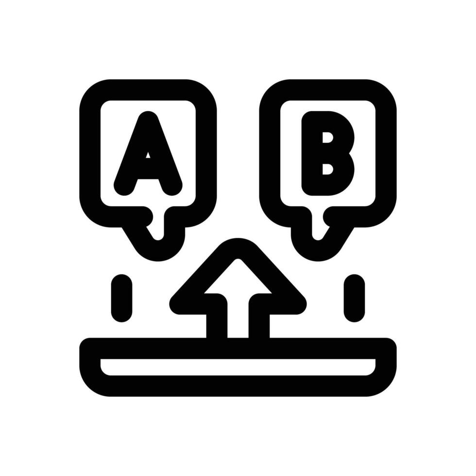 selection line icon. Clean and minimalist icon for websites, mobile ...