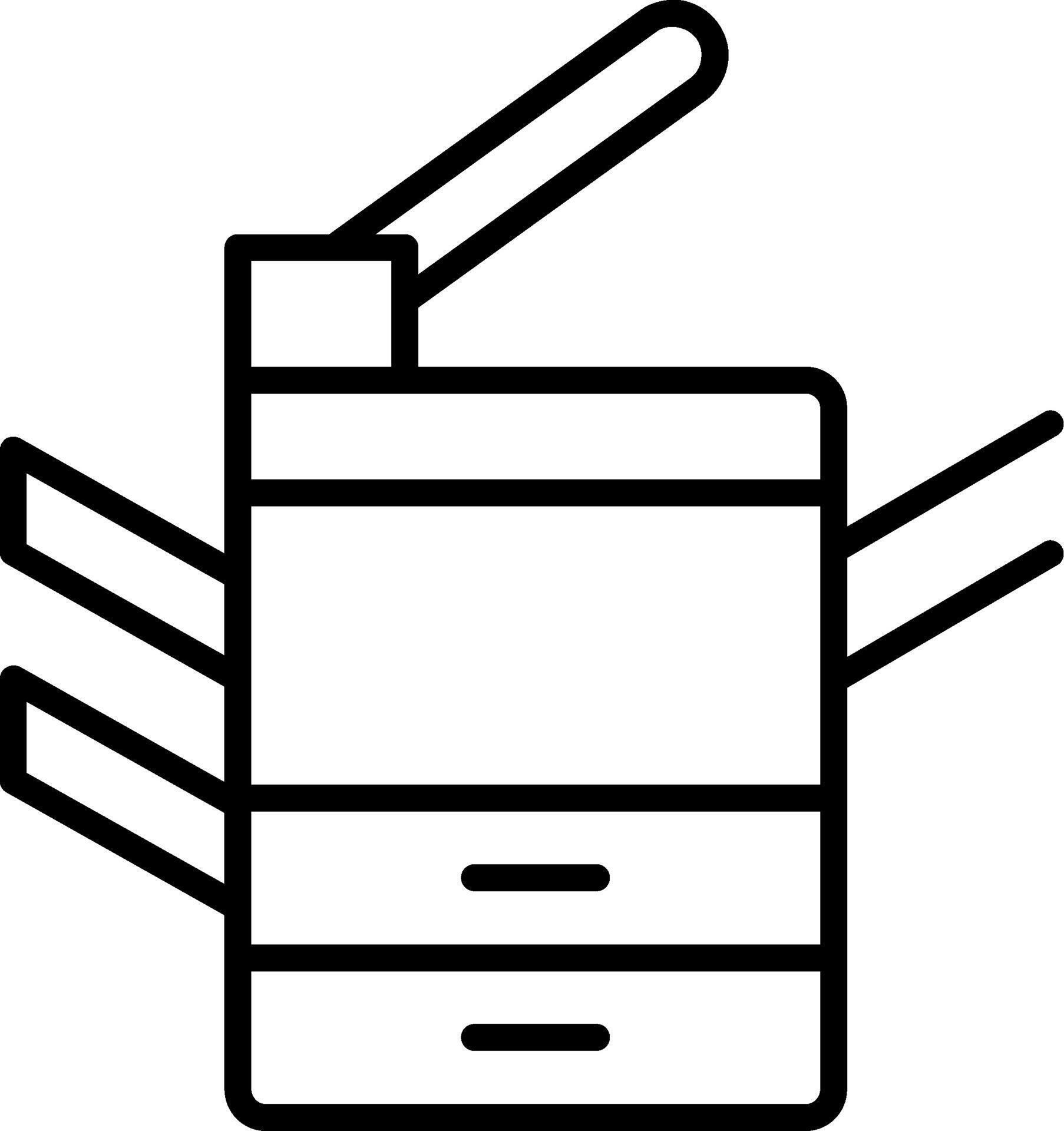 Multi Function Photocopier 67203433 Vector Art at Vecteezy