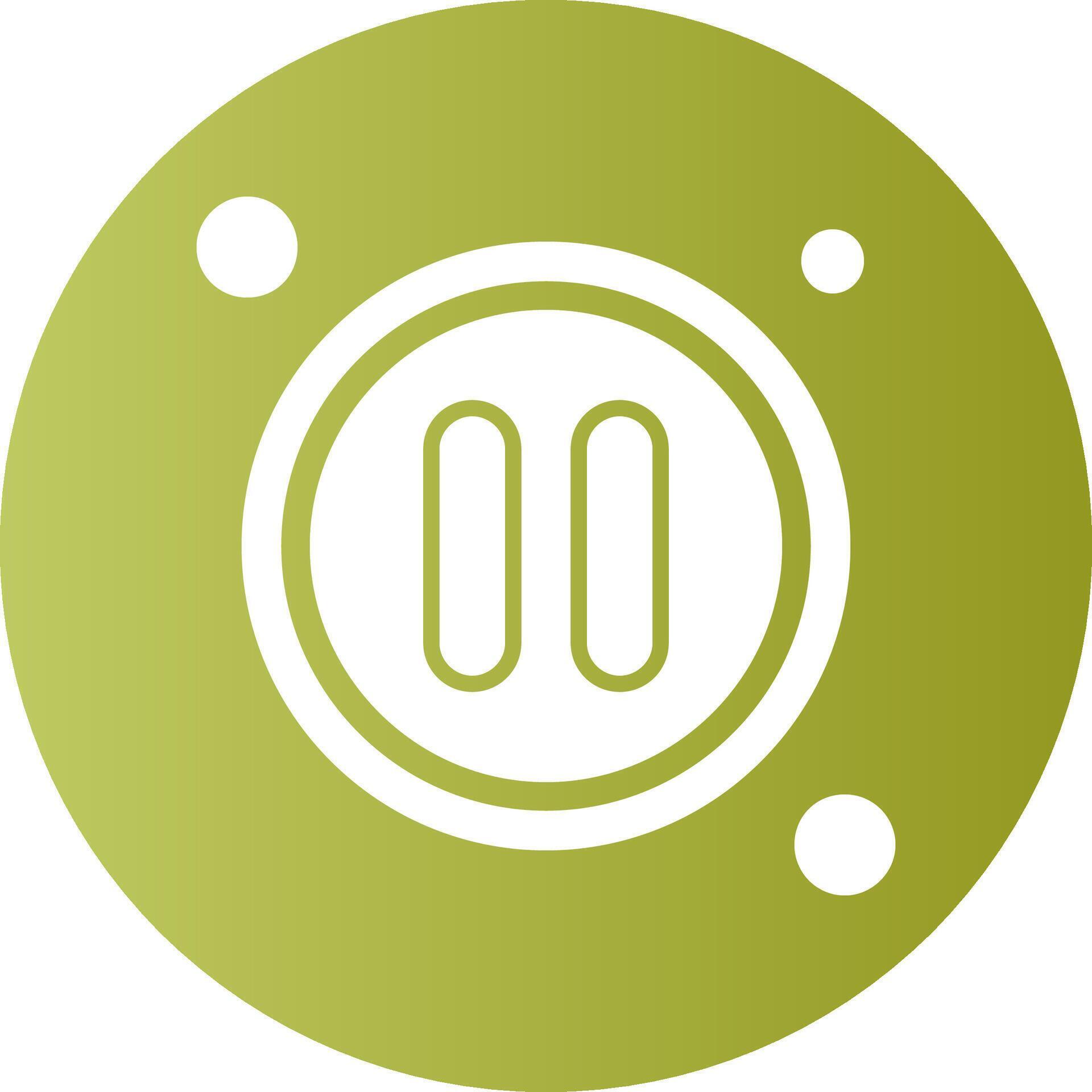 Pause Button Navigation Gradient Circle Icon 67212490 Vector Art at Vecteezy