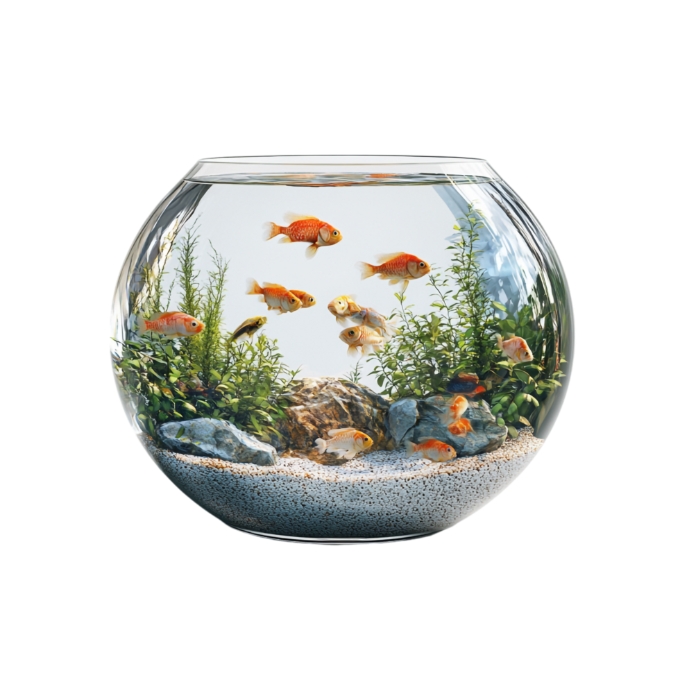 Fish Bowl Aquarium on transparent background 67219574 PNG
