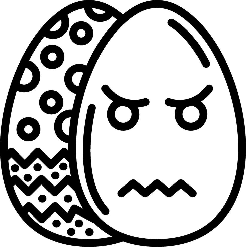Crying Tears Easter Egg Emotion 67268683 Vector Art at Vecteezy