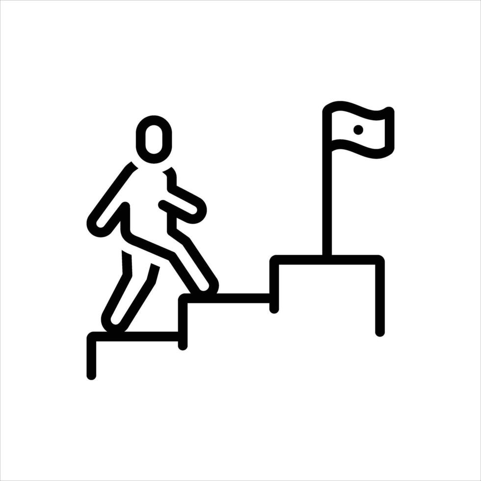 Black line icon career 67279303 Vector Art at Vecteezy