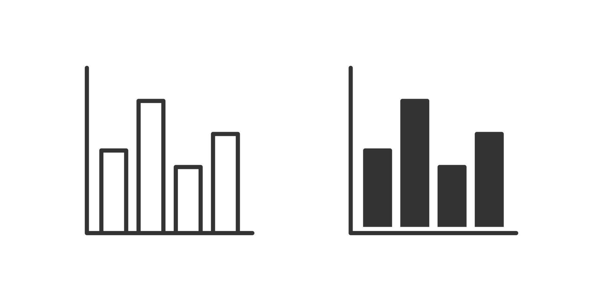 Bar Chart Icon Set A Black Icon Of A Bar Chart Representing Data Visualization 67327994
