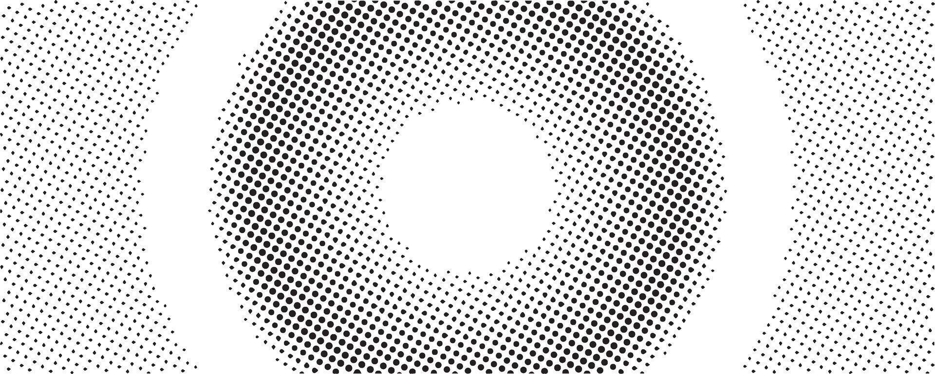 Abstract halftone dotted circle pattern background 67335340 Vector Art ...