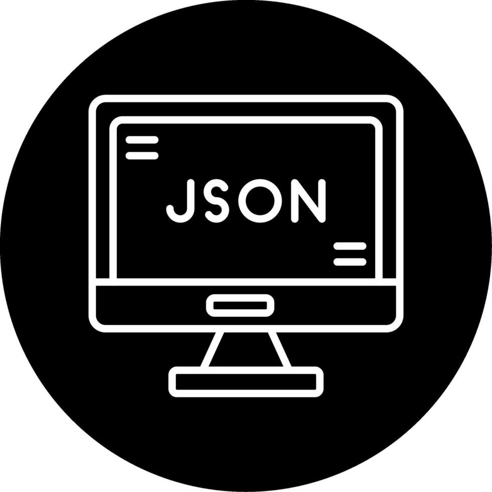 package.json File Icon Line Circle Inverted 67350254 Vector Art at Vecteezy