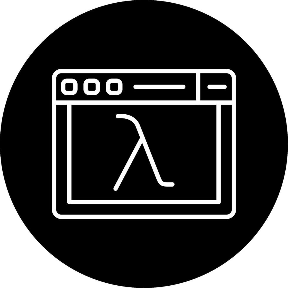 Lambda Function Code Block Line Circle Inverted 67350595 Vector Art At Vecteezy