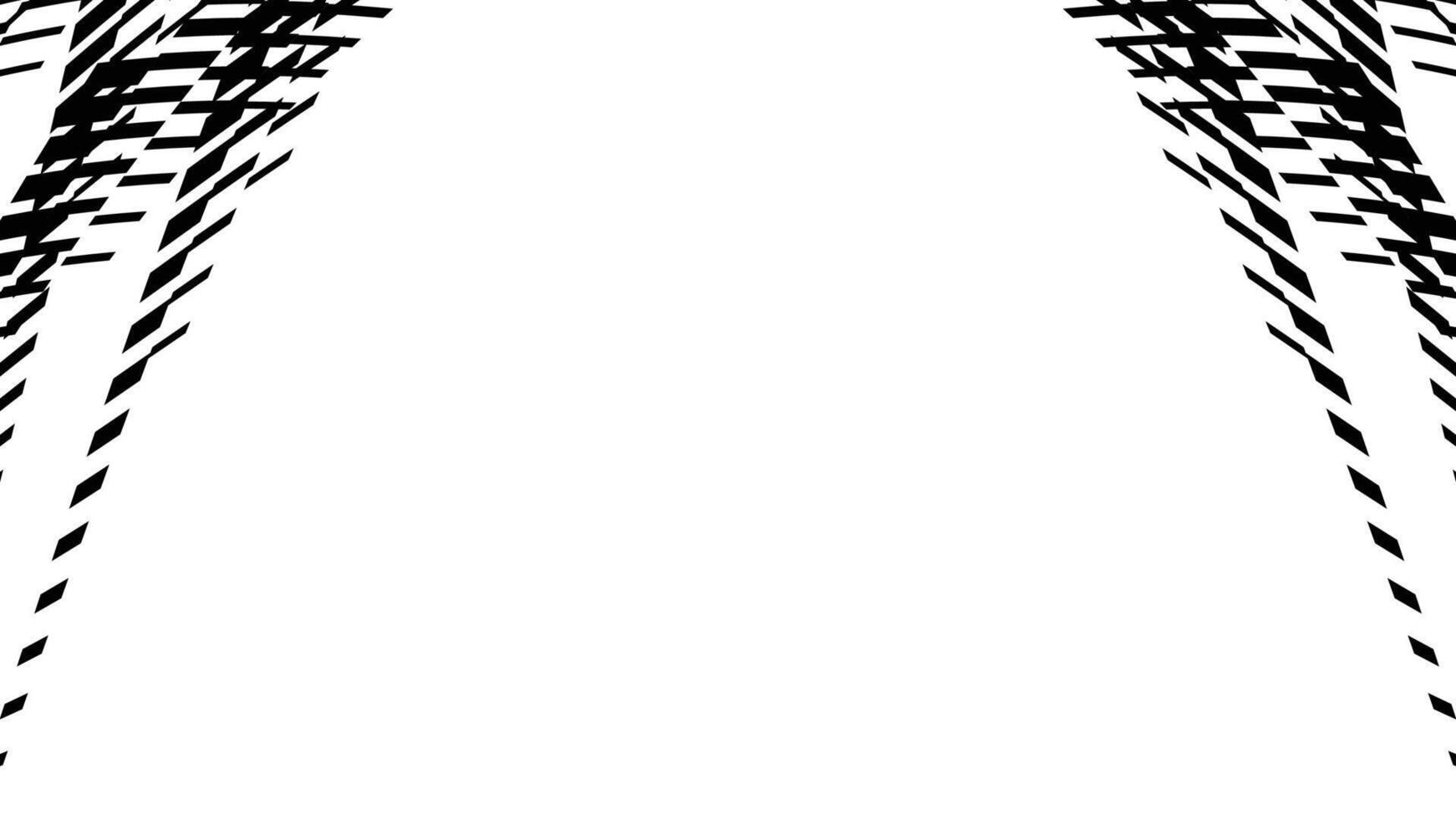 Abstract Geometric Seamless Pattern With Wave Fading Lines Tracks Halftone Stripes Extreme