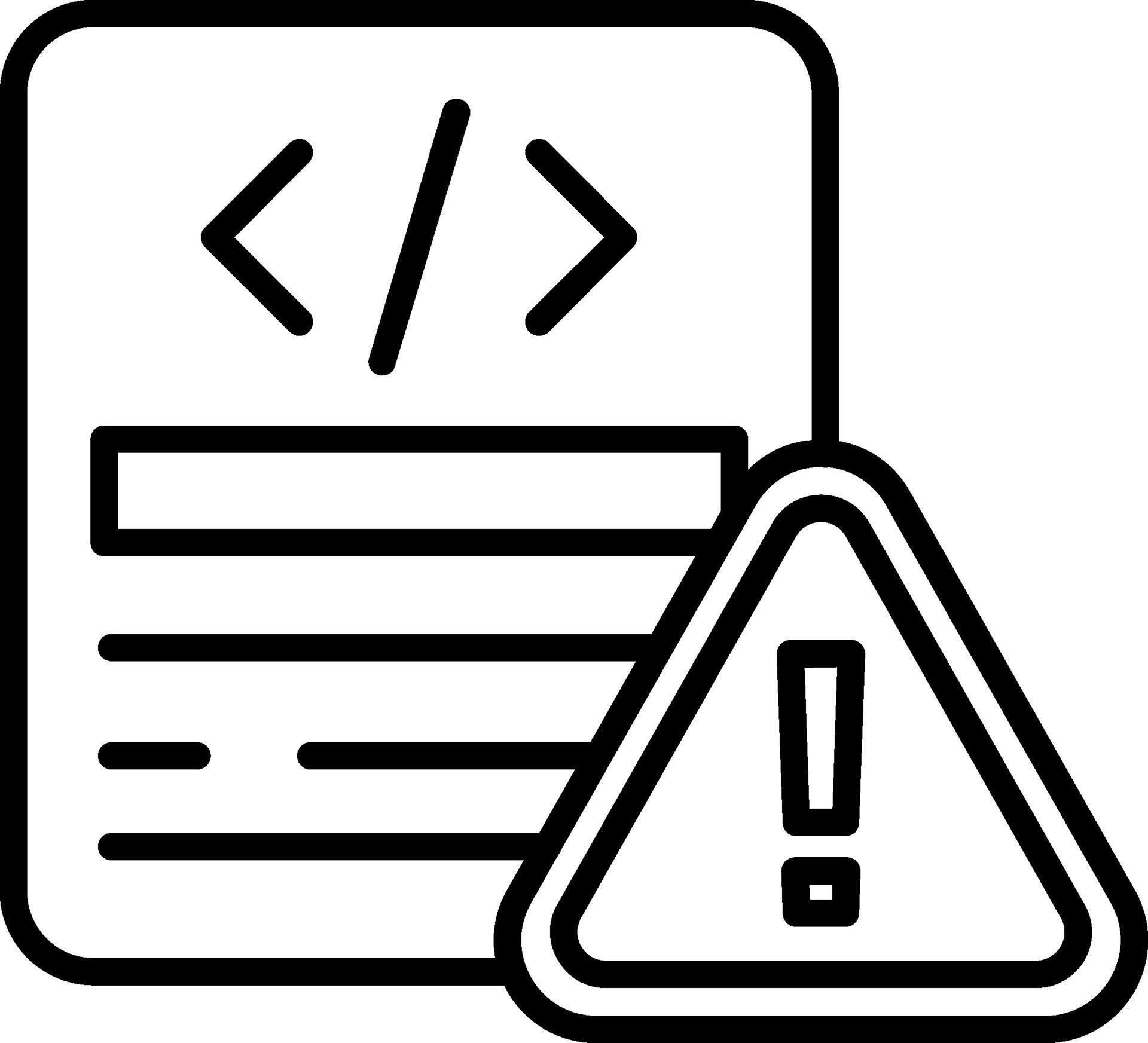 JavaScript Execution Error 67386470 Vector Art at Vecteezy