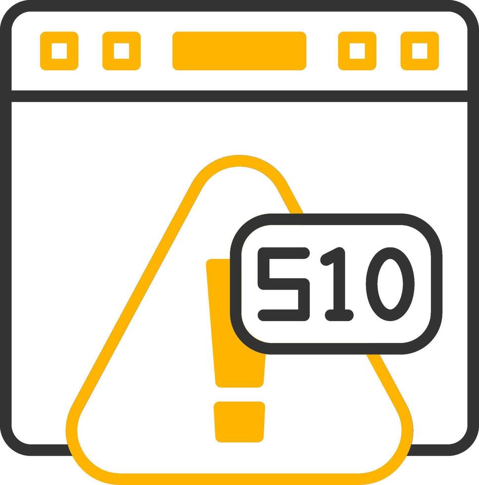 error 510 no extendido solicitud línea dos color 67431904 Vector en Vecteezy
