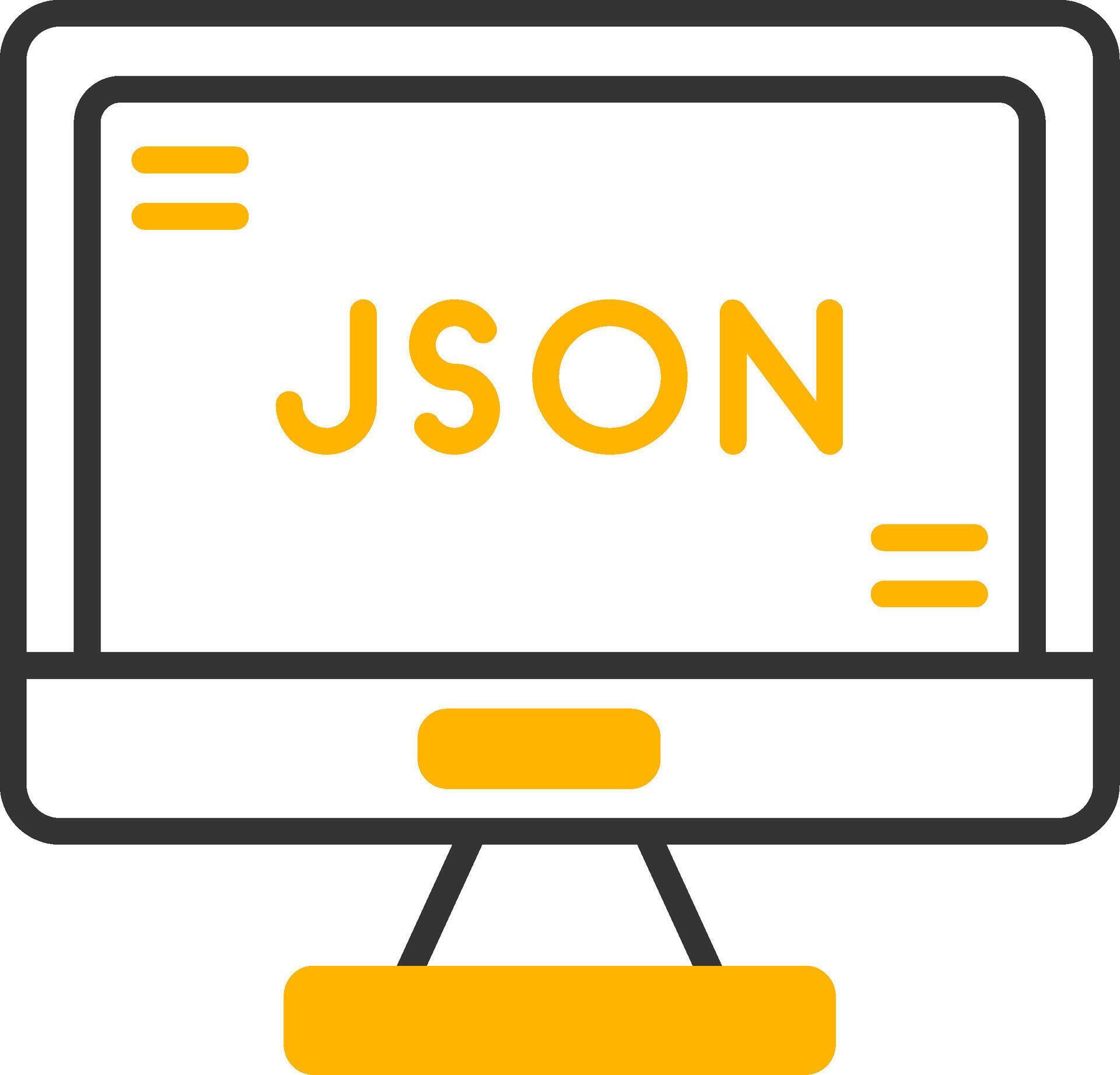 package json File Icon Line Two Color 67432805 Vector Art at Vecteezy