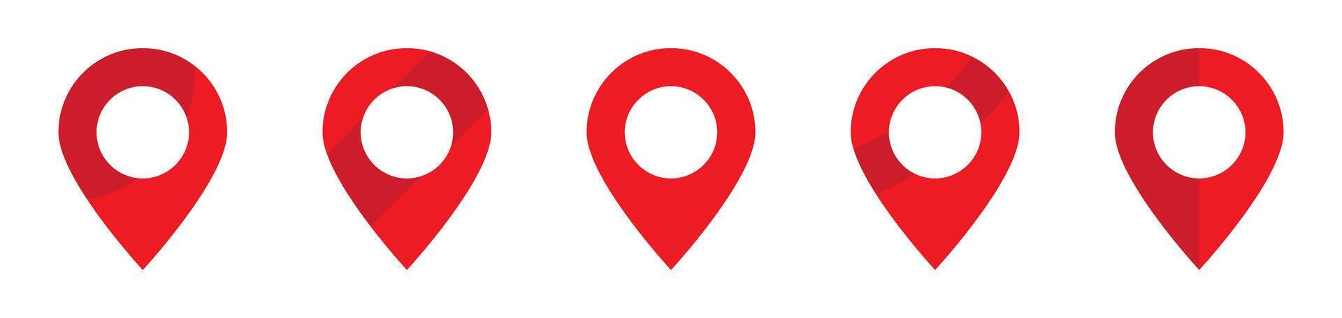 Red Map Pointer Icon. GPS Location Pin Icon. 67442081 Vector Art at Vecteezy