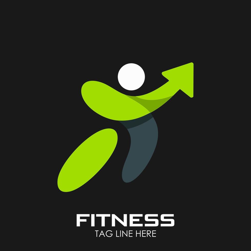 Dynamic Green Fitness Runner Logo 67445398 Vector Art at Vecteezy