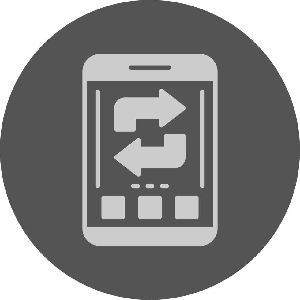 Refresh Mobile Interface Solid Grey Minimal Circle Icon Design 67500100 ...