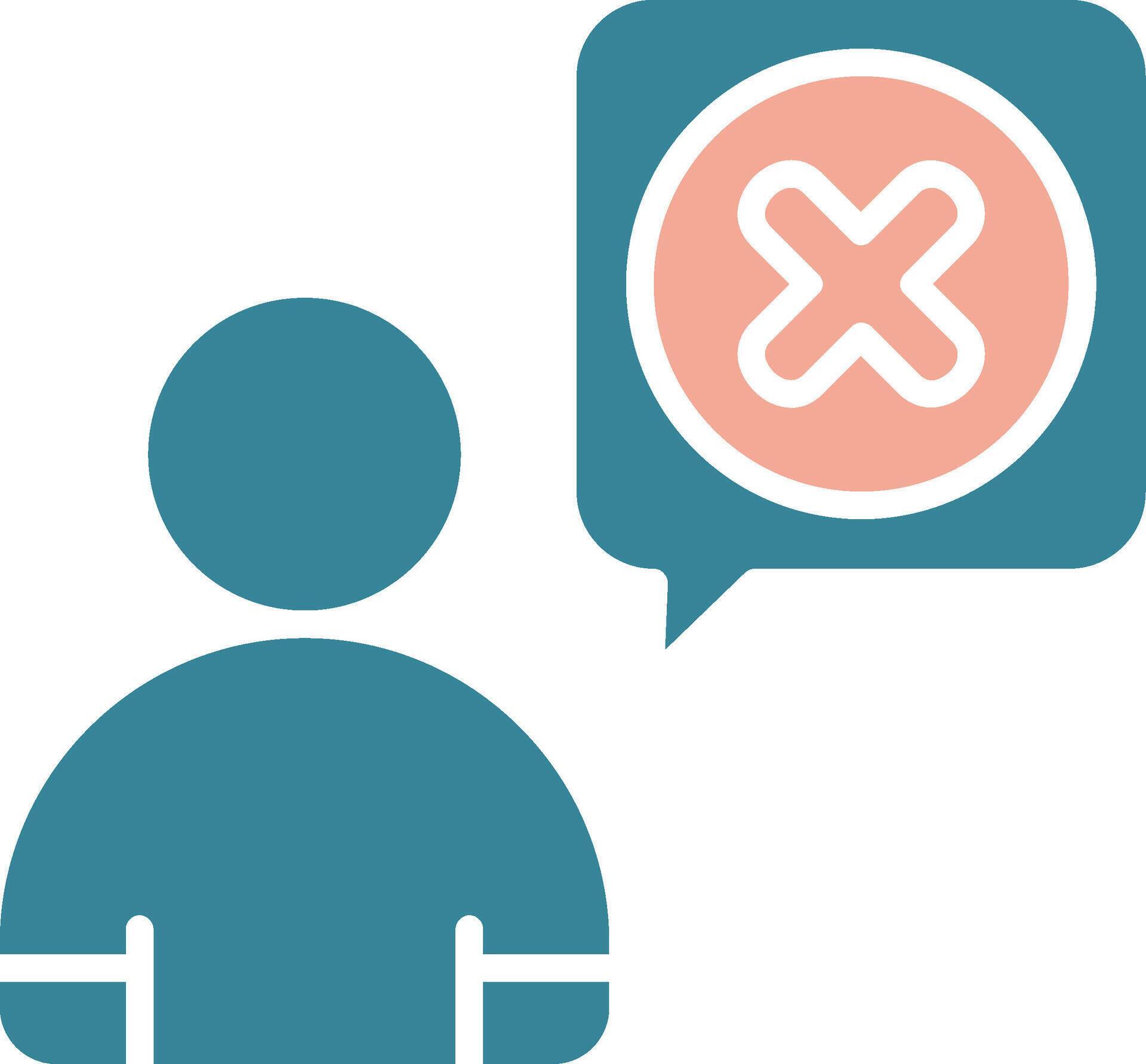 Rejected Intuitive Interface Object 67544495 Vector Art at Vecteezy