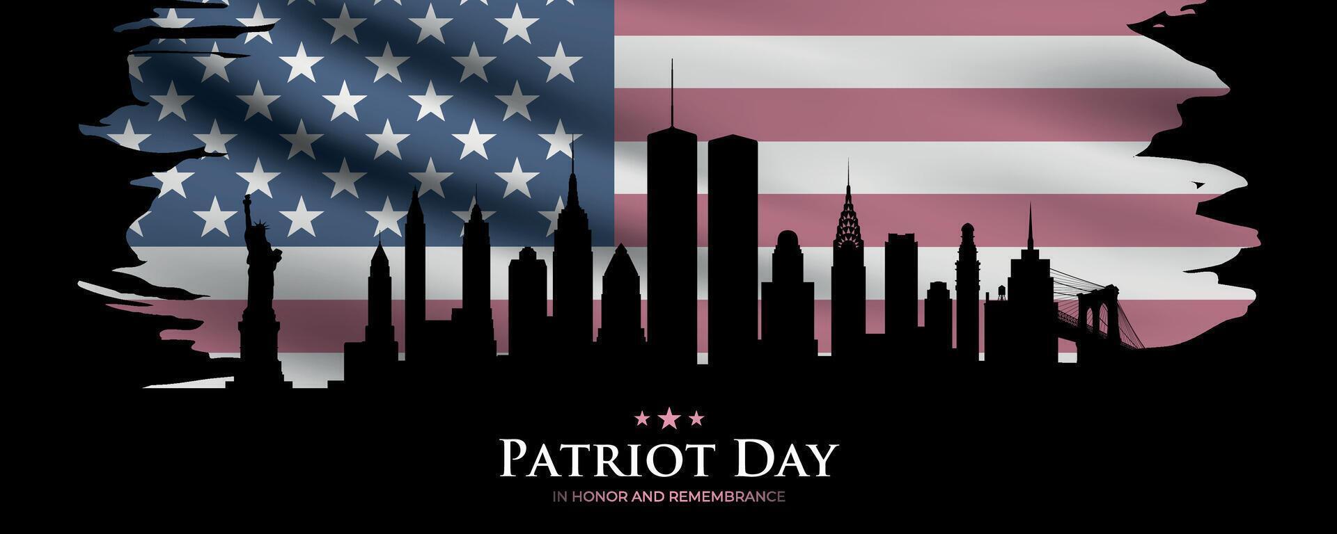 Patriot Day 911 horizontal banner 67610992 Vector Art at Vecteezy