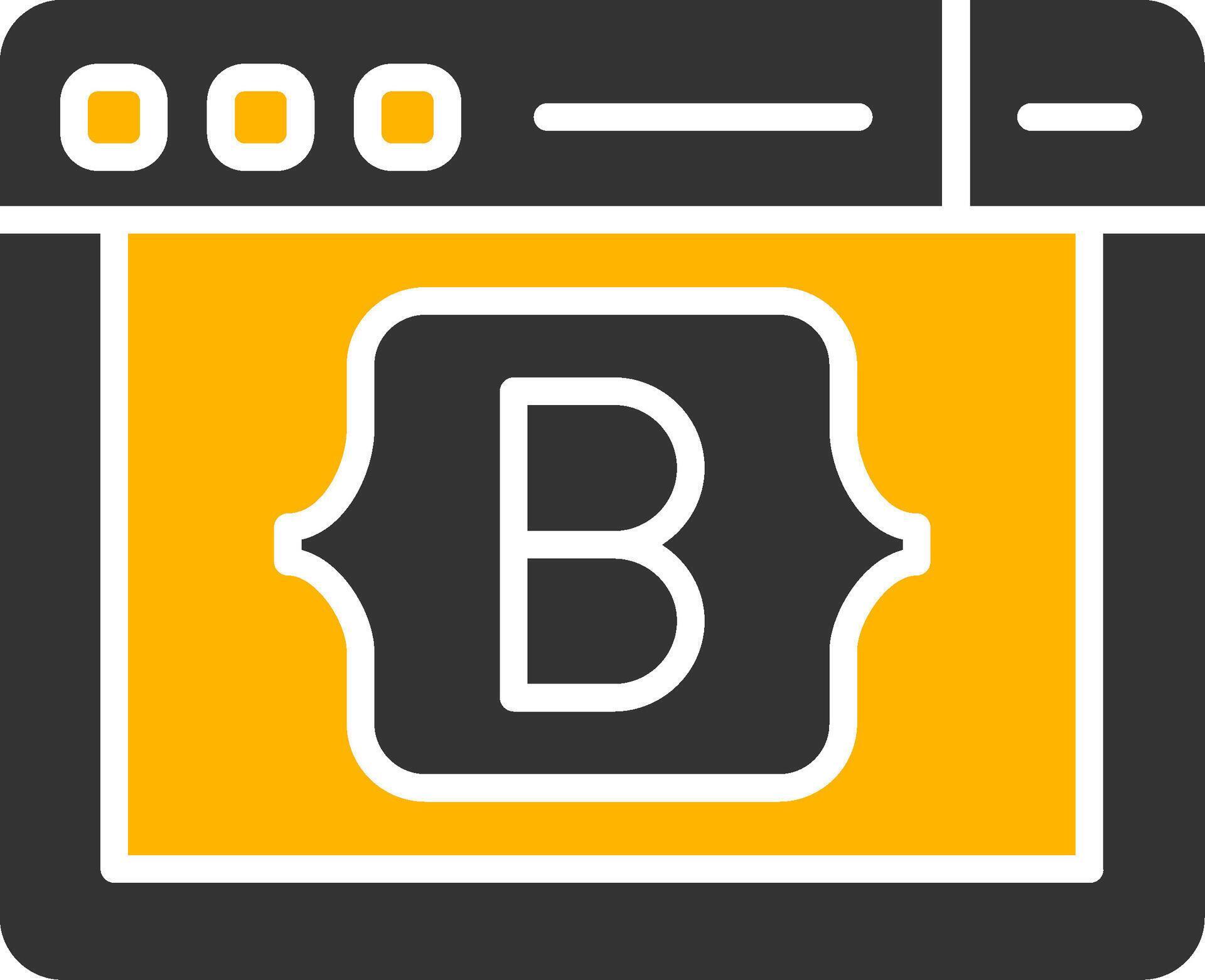 Bootstrap CSS Toolkit Icon Glyph Two Color 67636034 Vector Art at Vecteezy