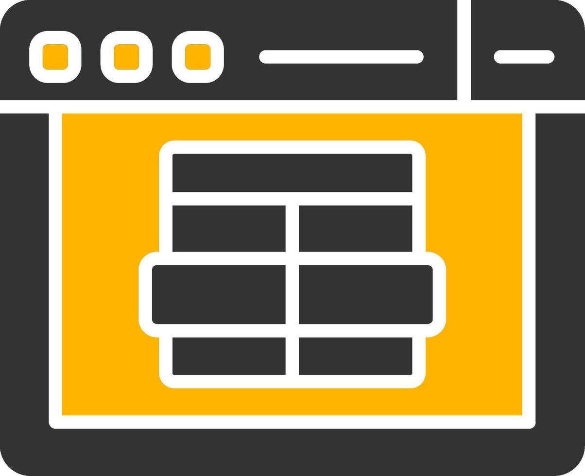 MySQL Server Icon Glyph Two Color 67636599 Vector Art at Vecteezy