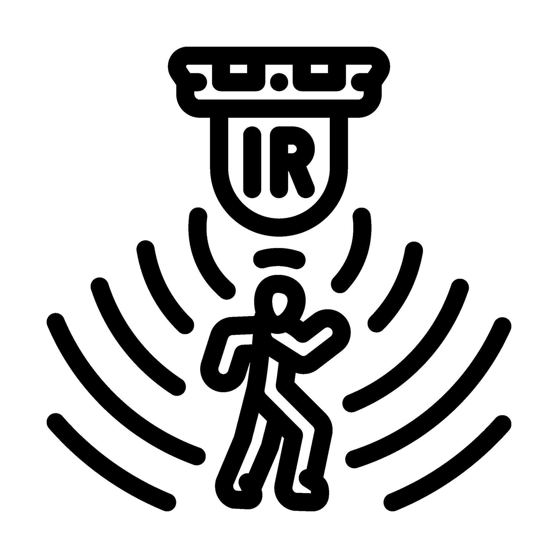 Motion Detection Sensor Module Line Icon Illustration 67664407 Vector Art At Vecteezy