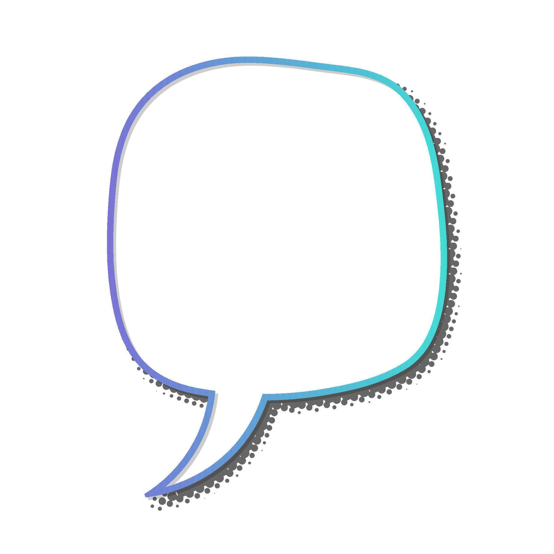 Creative speech bubble design with a modern twist 67669210 Vector Art ...