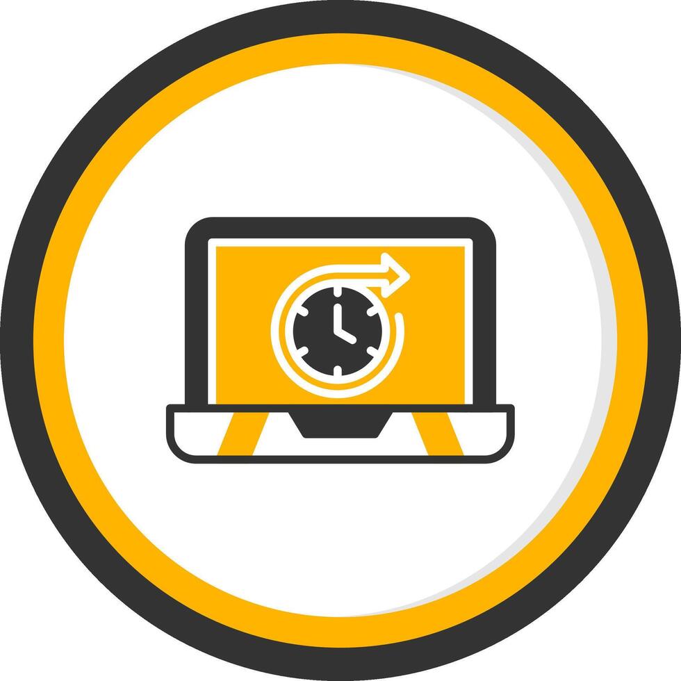 510 Not Extended Error Glyph Two Color Circle 67675777 Vector Art at Vecteezy