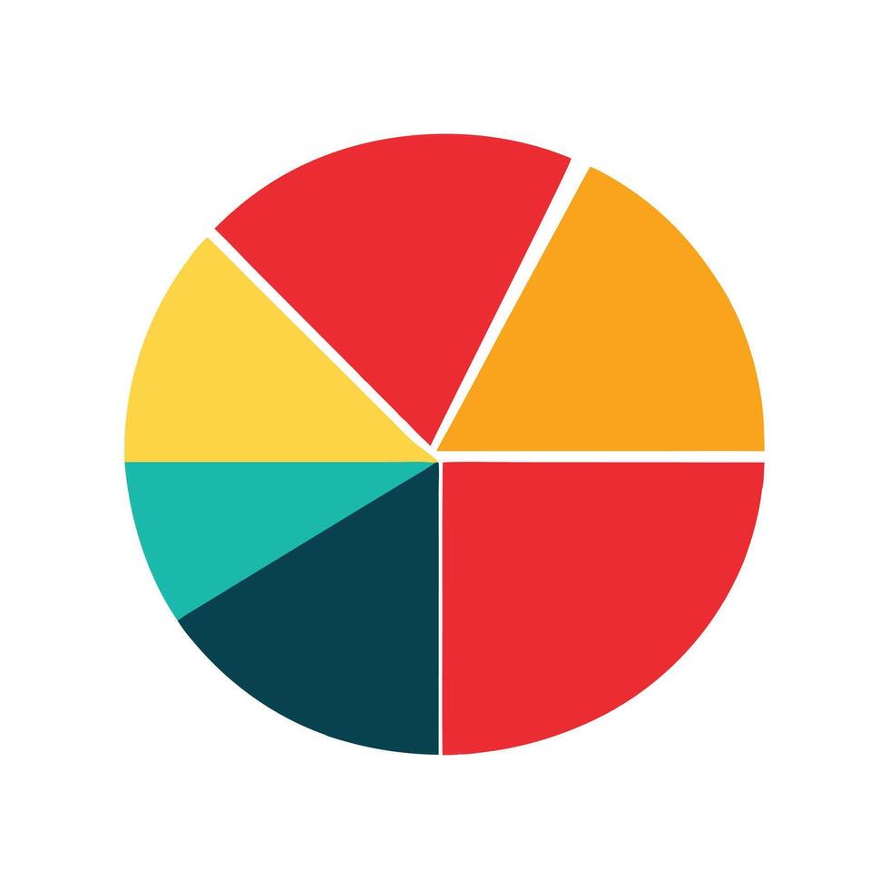 Colorful Pie Chart Data Visualization Infographic Element 67716490 ...