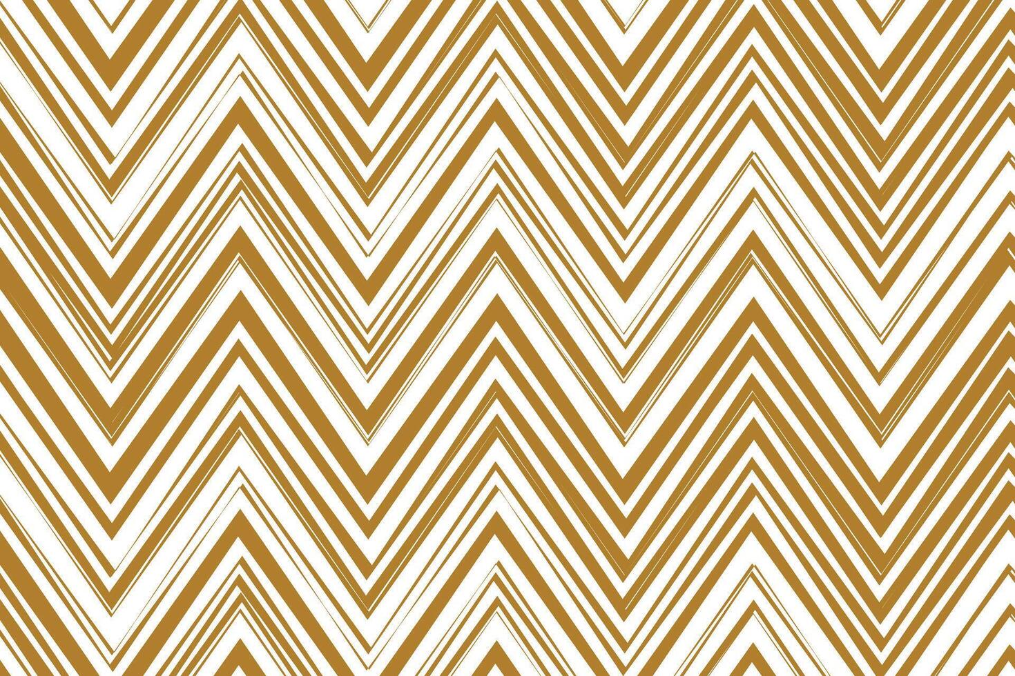 Simple Abstract Gold Color Thin To Thick Horizontal Zig Zag Line