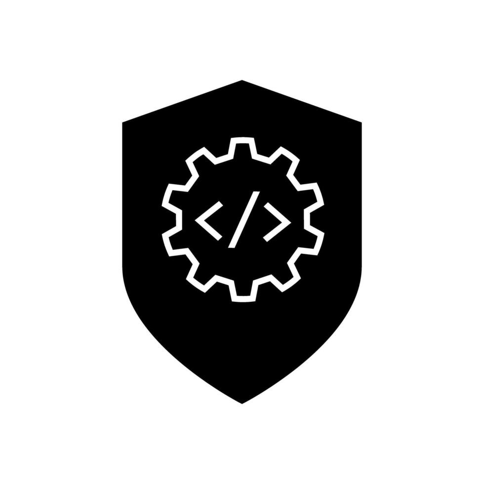 Cogwheel and shield design, Programming web designer technology ...