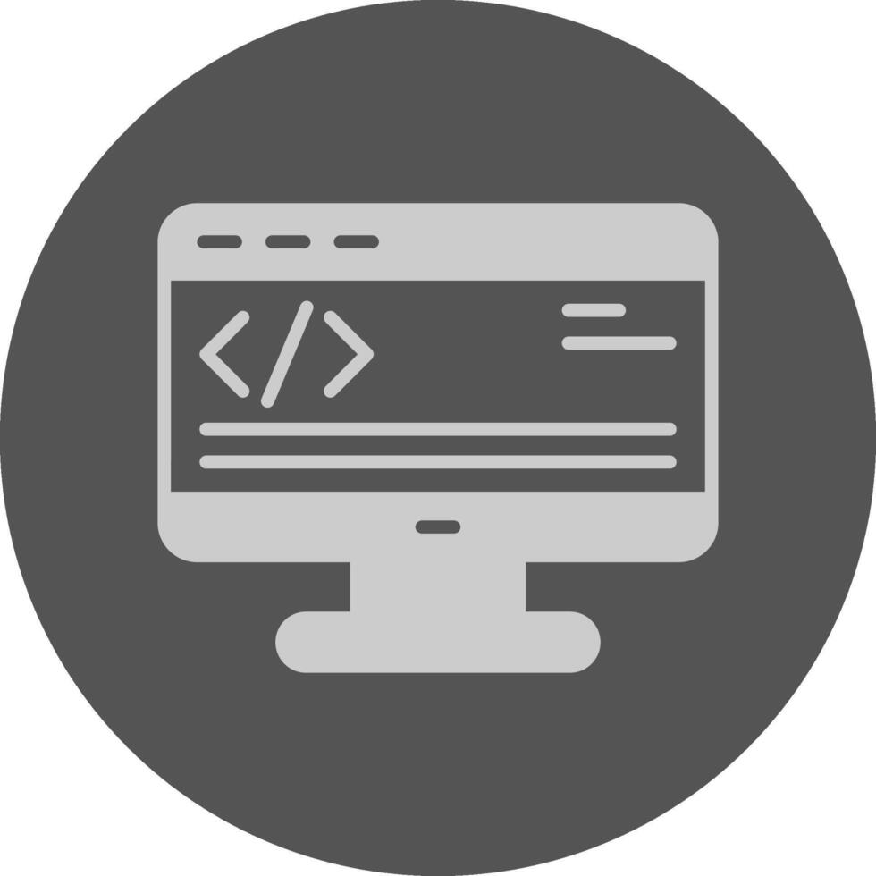 Coding Icon Minimal Grey Circle 67791151 Vector Art at Vecteezy