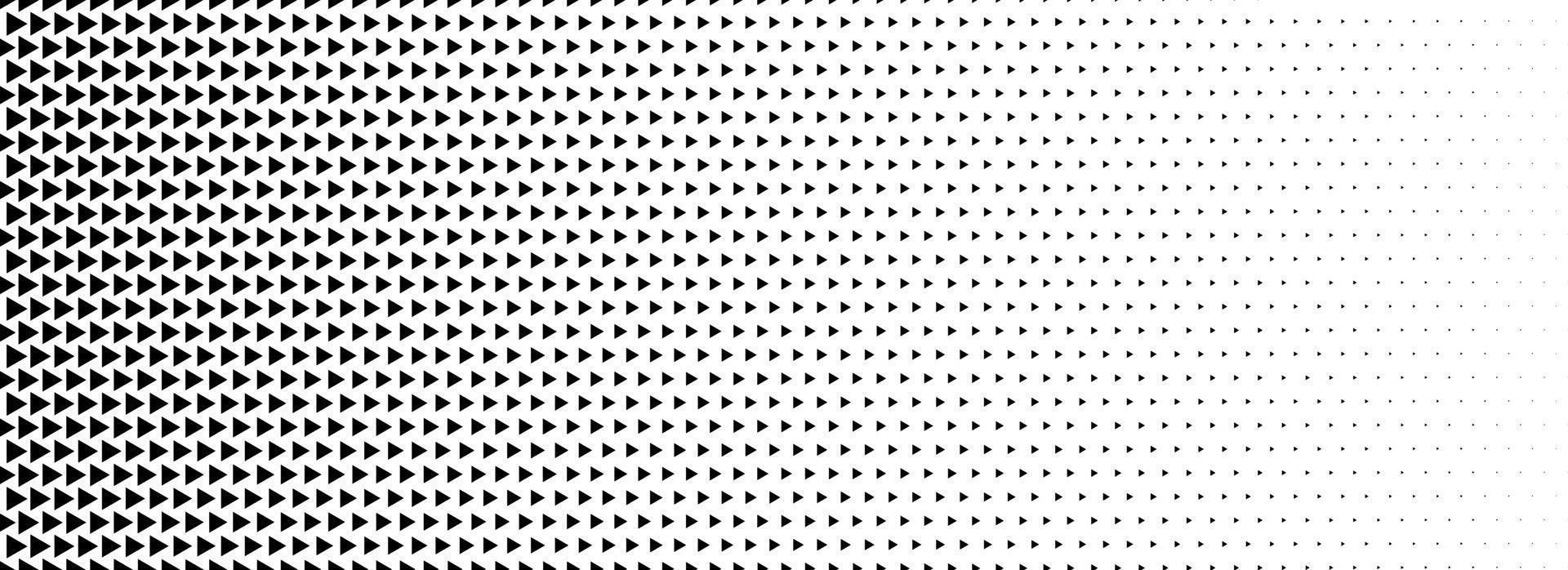 Fading triangle halftone gradient texture. Abstract geometric ...