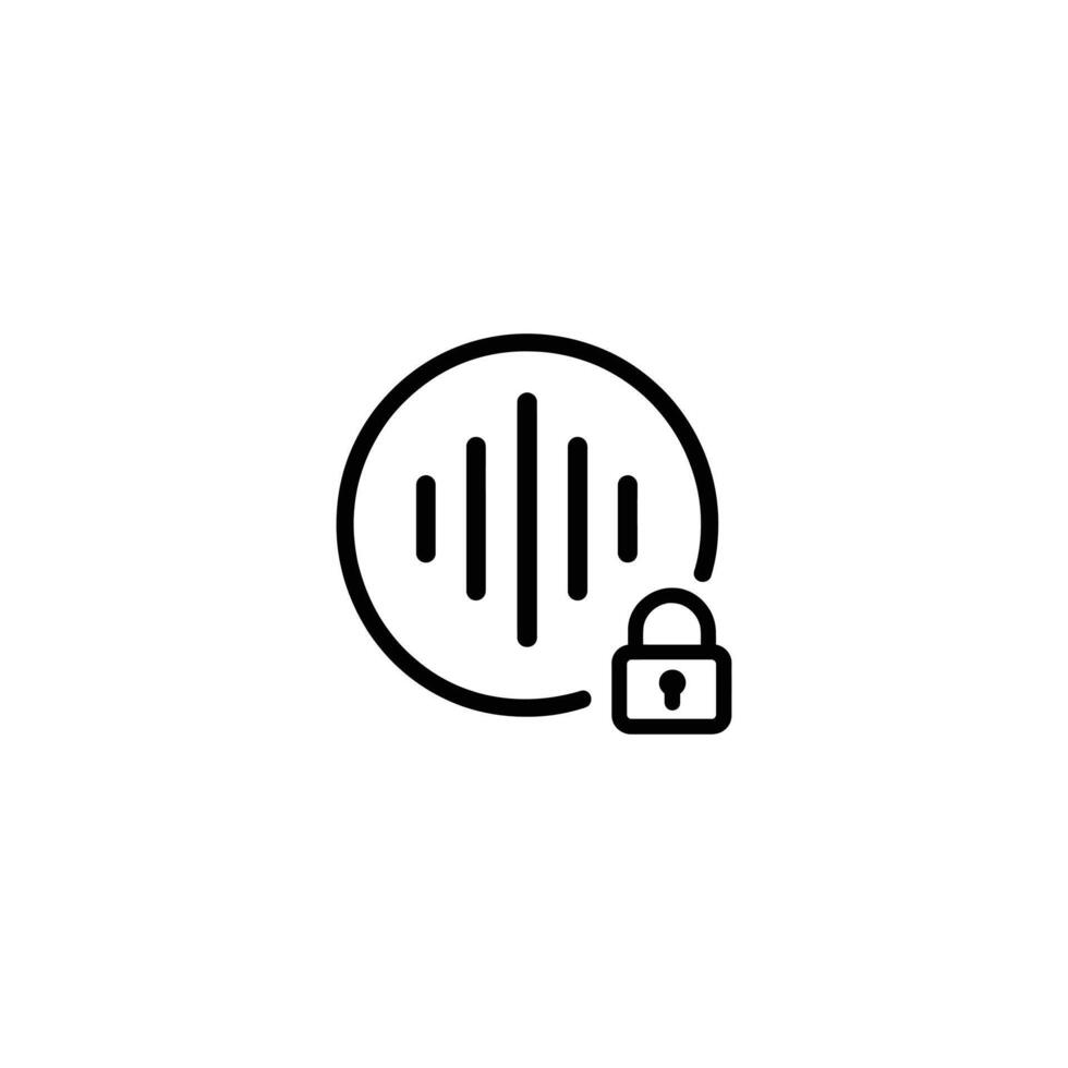 Voice Authentication Unlock Security Symbol 67864123 Vector Art at Vecteezy