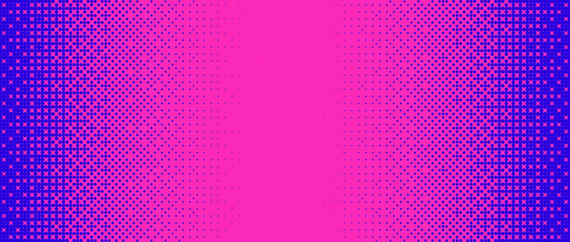 Pixelated bitmap gradient texture. Blue and pink dither pattern background. Abstract glitchy ...