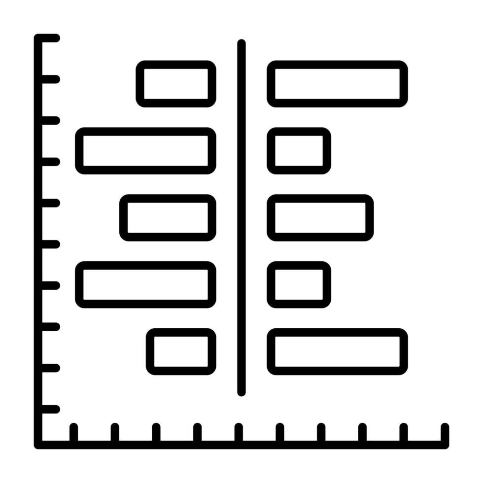 moderno lineal diseño icono de Gantt gráfico 67916169 Vector en Vecteezy