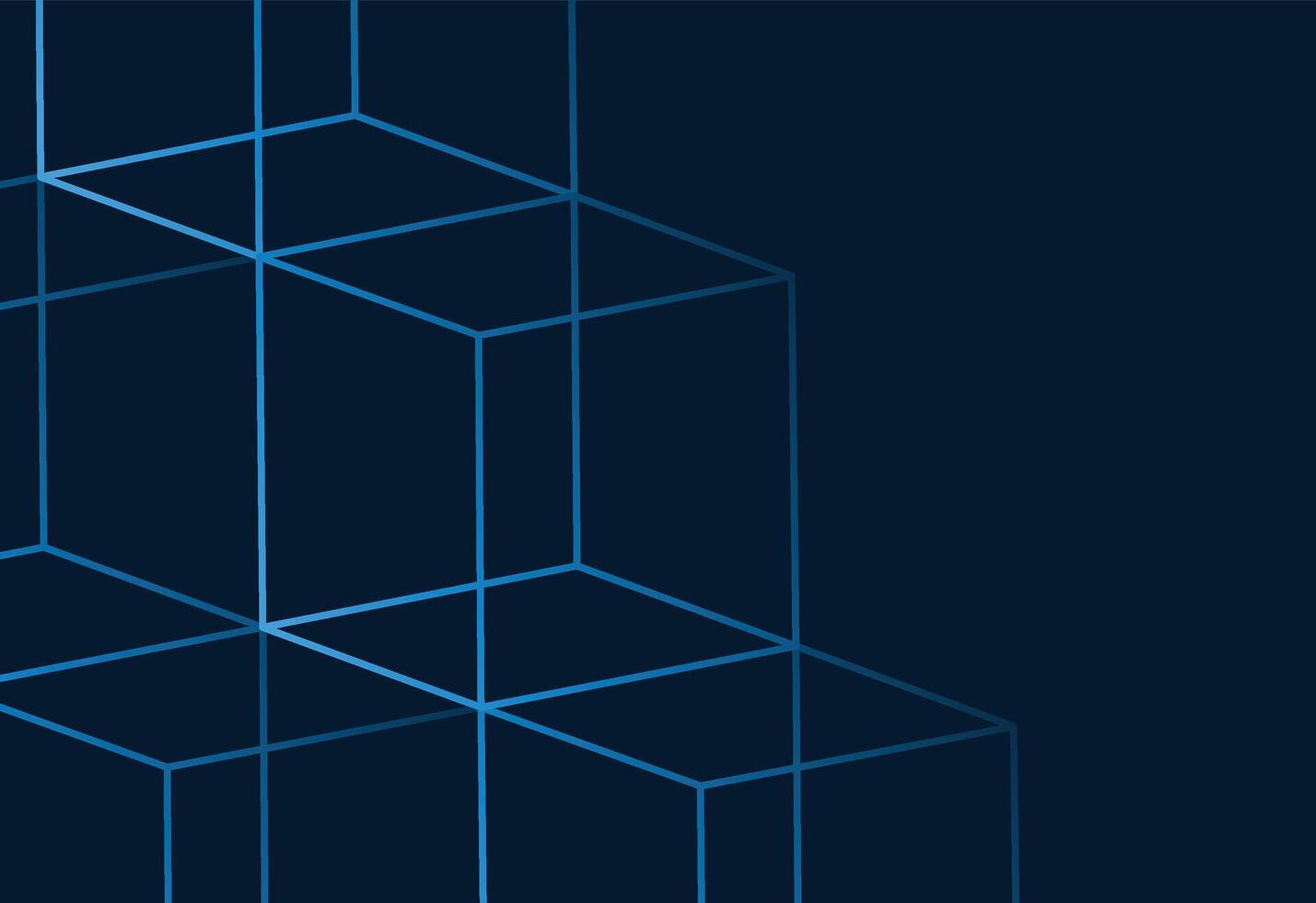 Futuristic Wireframe Cubes Technology Background 67968427 Vector Art At Vecteezy