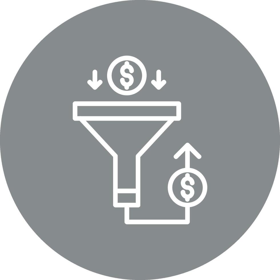 Sales PipeLine Two Colour User Friendly UI Drawing 68000506 Vector Art ...