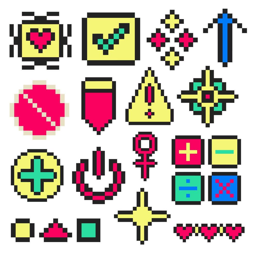 game-ready pixel bundle 68013422 Vector Art at Vecteezy