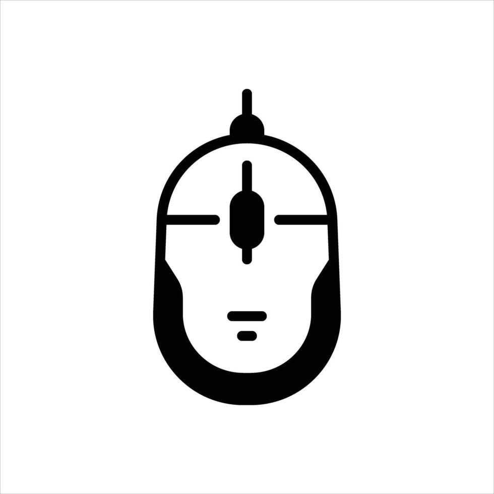 Solid icon mouse 68015549 Vector Art at Vecteezy